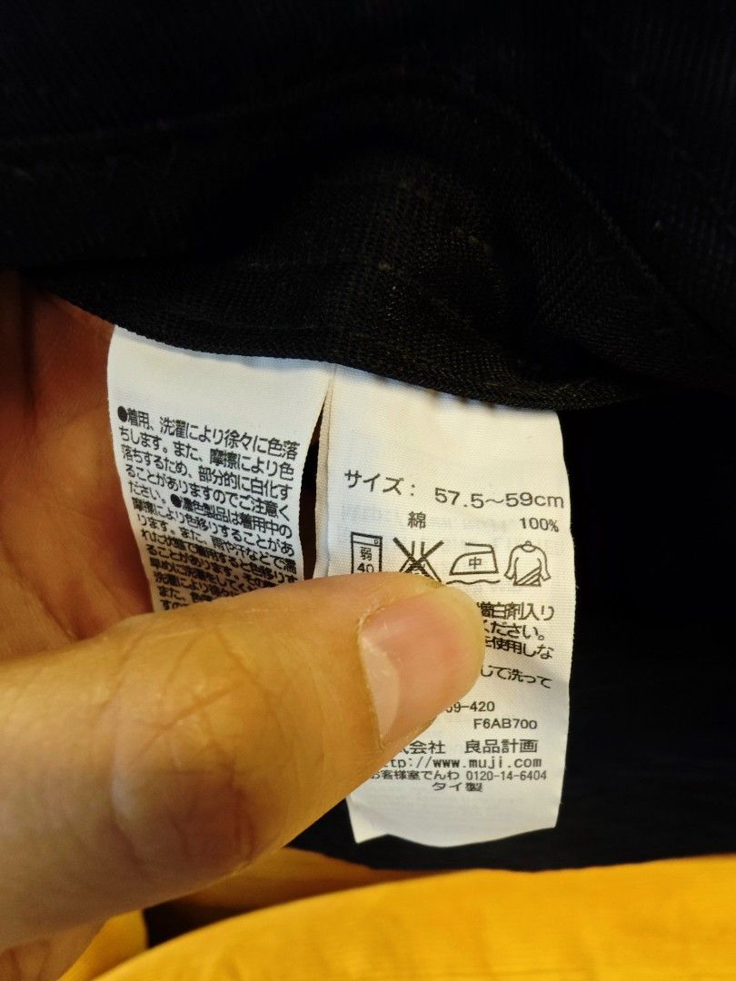 Muji 無印良品 fisher hat 漁夫帽, 男裝, 手錶及配件, 棒球帽、帽 - Carousell