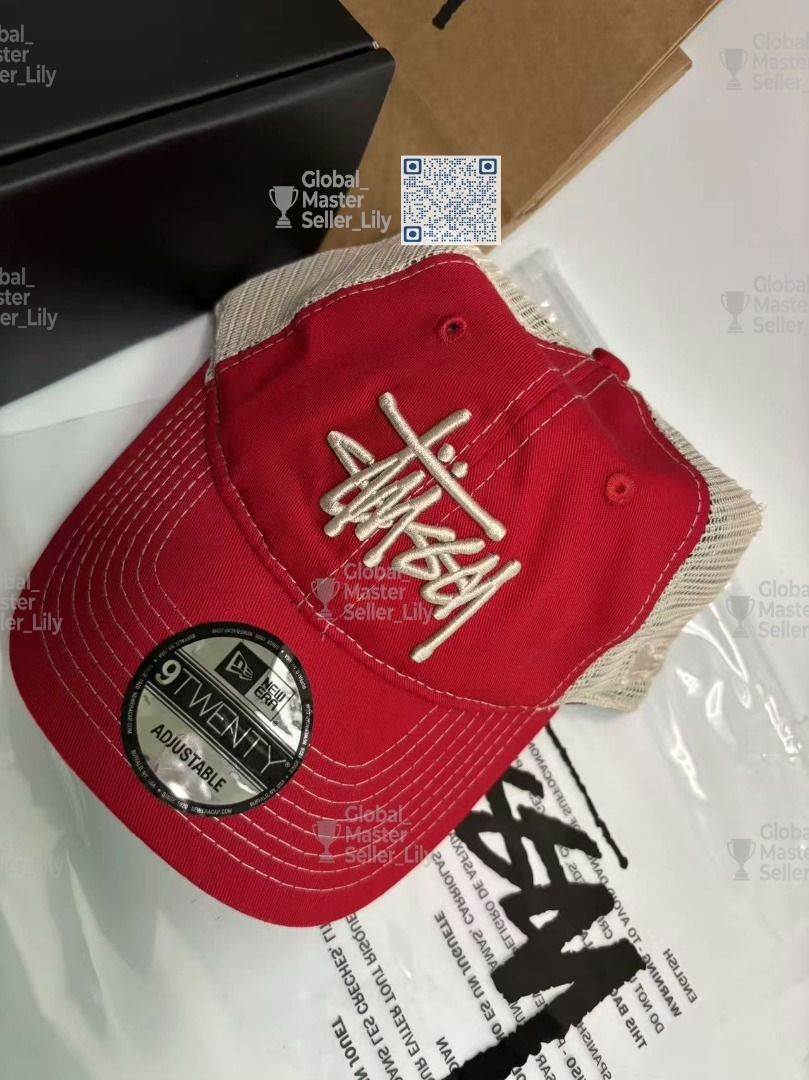 💯 Original Stussy x New Era Trucker Hat – Stylish Mesh Cap for a Trendy ...