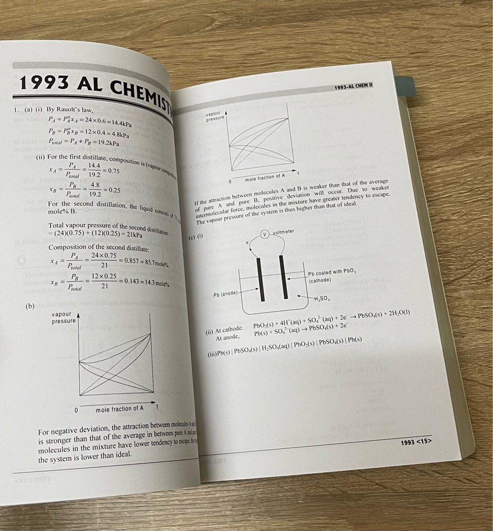 1990 - 2005 A Level Chemistry past paper suggested solution A Level 化學 ...