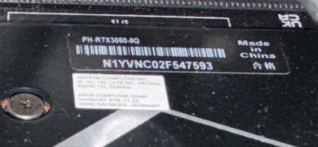 ASUS GeForce RTX 3050 8GB Graphics Card, Computers & Tech, Parts ...