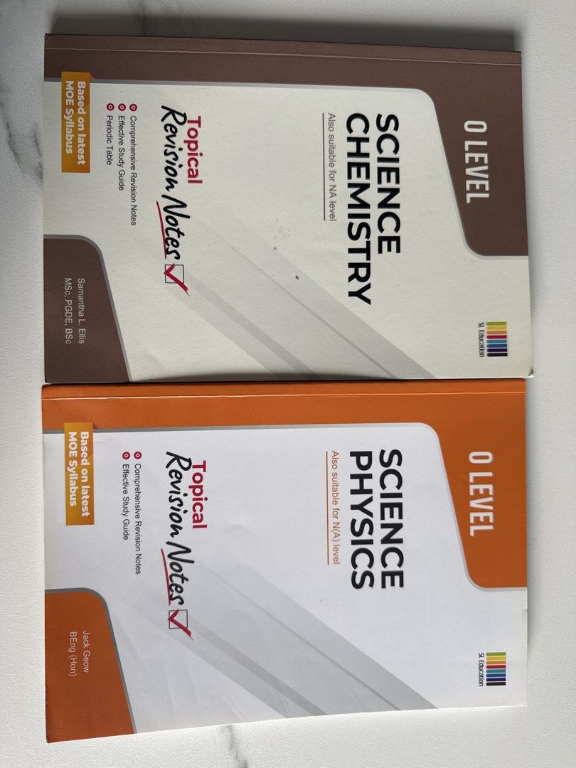 O Level Science Revision Notes - Chemistry & Physics, Hobbies & Toys ...