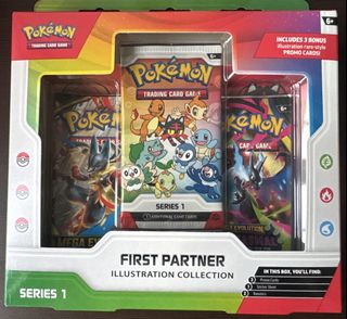 Pokemon First Partner Illustration Collection Series 1, Hobbies & Toys ...