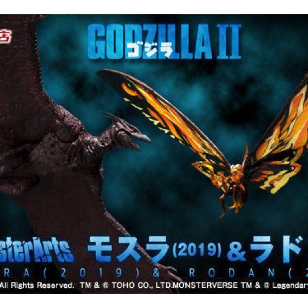 魂限定 GODZILLA 哥斯拉 2019 摩斯拉 Mothra & 拉頓 Rodan SHM GODZILLA, 興趣及遊戲, 玩具 ...