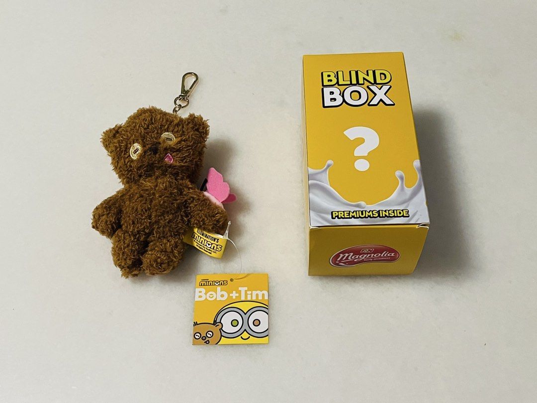 [BNWT] Minions Plush Keychain (Tim Bear), Toys & Collectibles ...