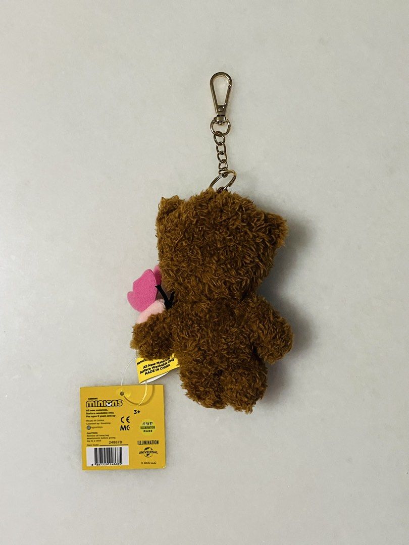 [BNWT] Minions Plush Keychain (Tim Bear), Toys & Collectibles ...