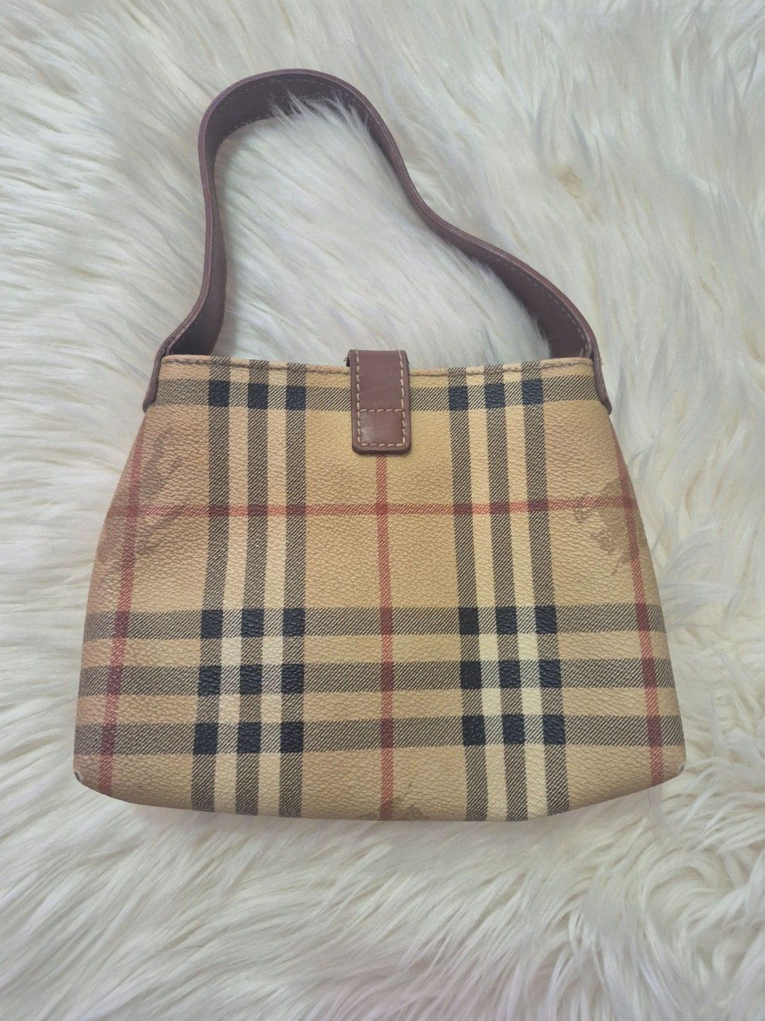 *VINTAGE* Burberry Nova Check Mini Tote (INCLUDES FREE GIFT!), Luxury ...