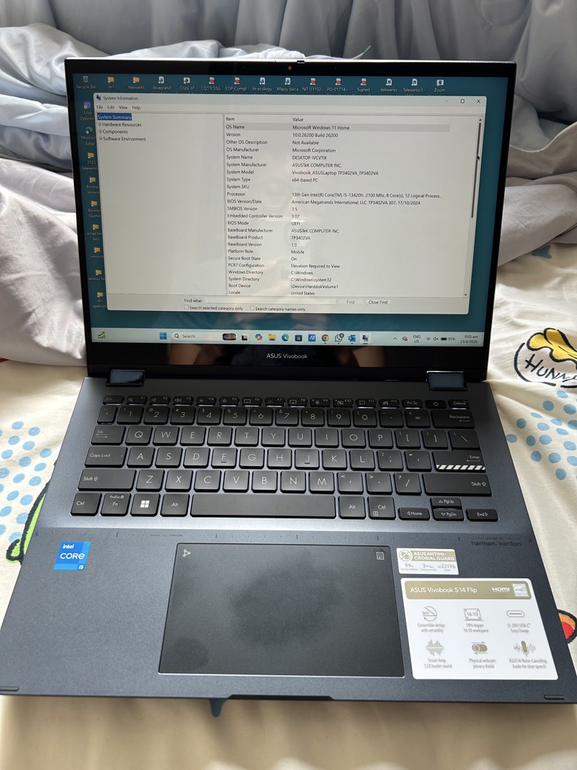 ASUS Vivobook S 14 Flip TP3402VA Laptop, Computers & Tech, Laptops ...