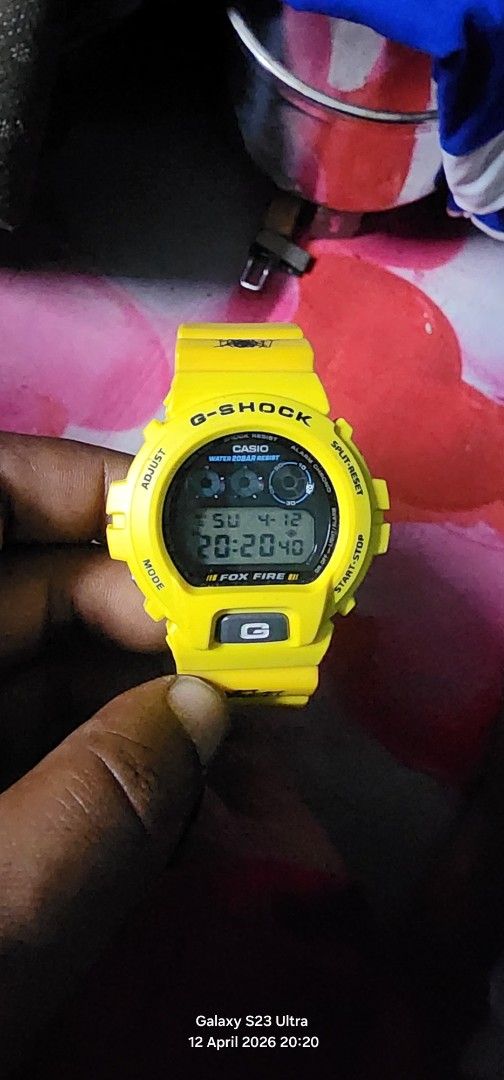 Casio G-Shock Fox Fire Yellow Watch, Men's Fashion, Watches ...