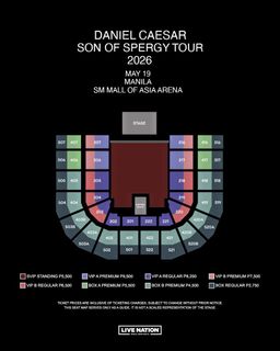 Daniel Caesar - Son of Spergy Tour 2026 (Day 2 and 3 TICKETS), Tickets ...