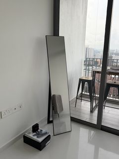 Full-Length Mirror🔥🔥Base rotates 360° Mirror/Multifunction Long Mirror ...