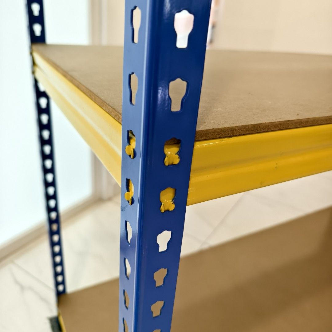 Heavy Duty Metal Boltless Shelving Storage Rack, Furniture & Home ...