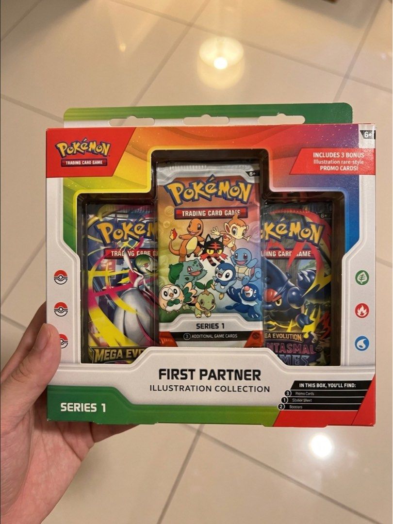 Pokemon First Partner Illustration Collection Series 1, Hobbies & Toys ...