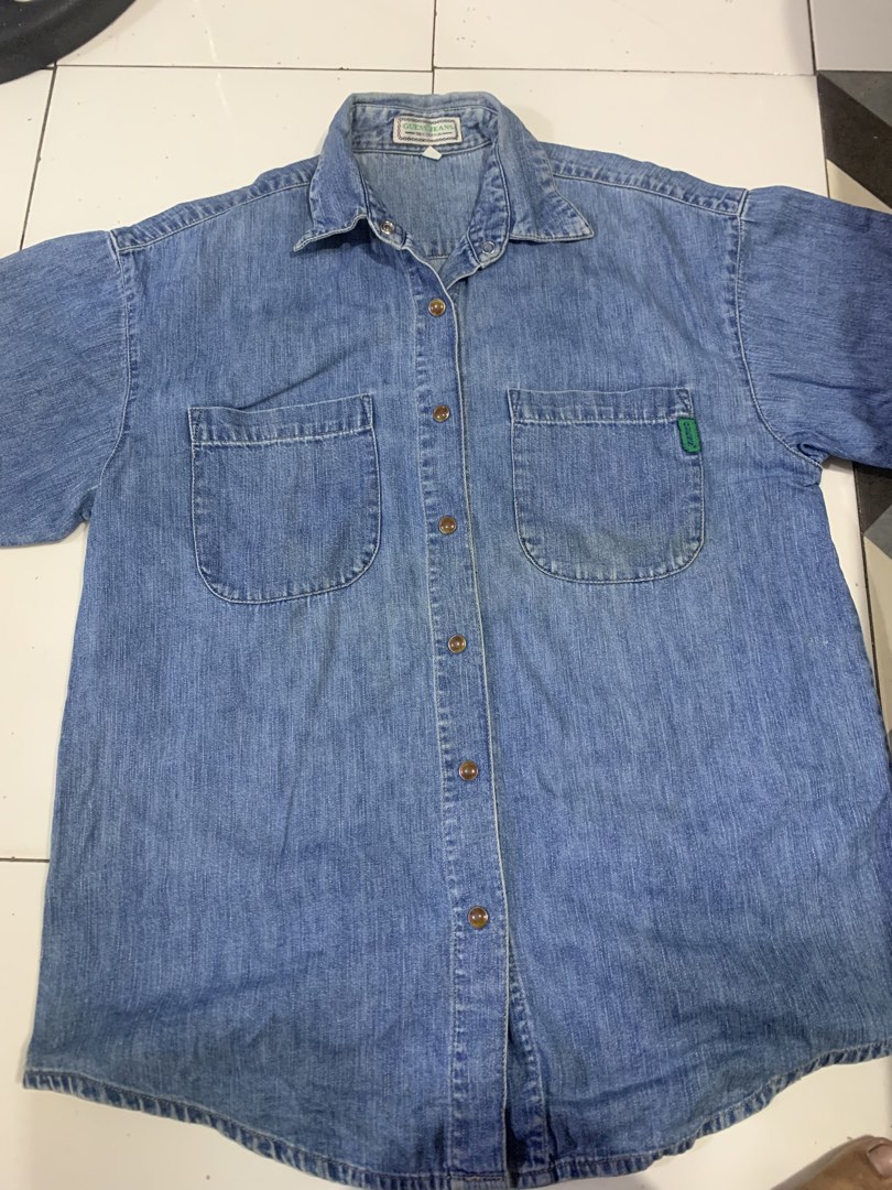 Vintage Guess Jeans Denim, Women's Fashion, Tops, Others Tops on Carousell