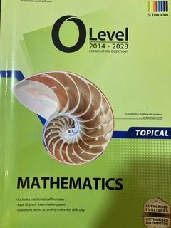 A Level H2 Topical Mathematics 2014-2023, Hobbies & Toys, Books ...