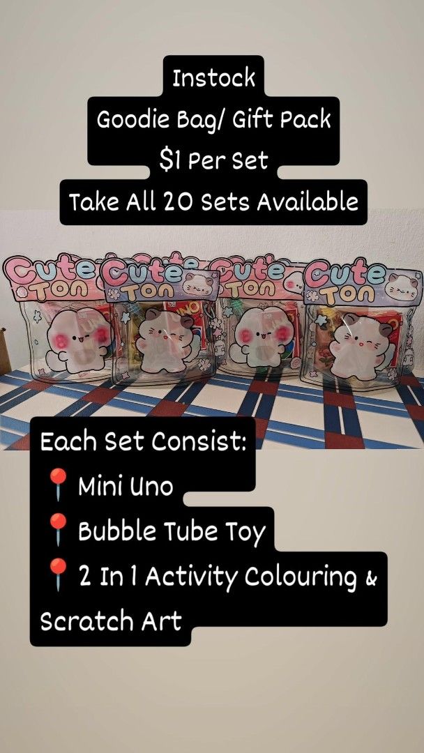 Birthday Goodie Bag/ Gift Set - Zootopia, Spiderman, Sanrio, Hobbies ...