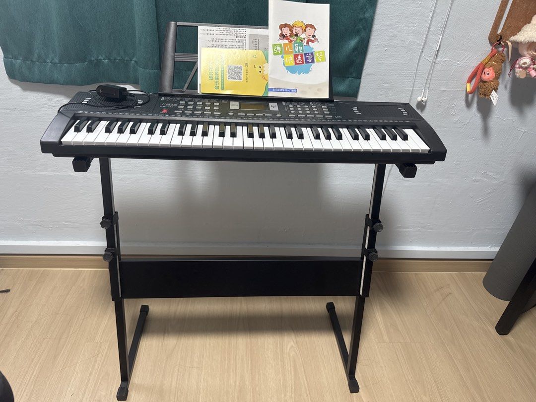 Electronic piano with Stand and Accessories, Hobbies & Toys, Musical ...