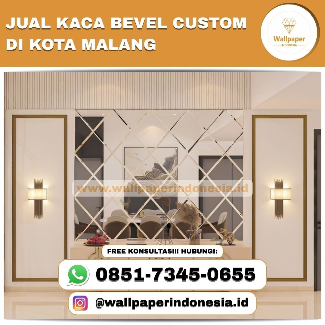 JUAL KACA BEVEL CUSTOM DI KOTA MALANG, Properti, Dijual di Carousell