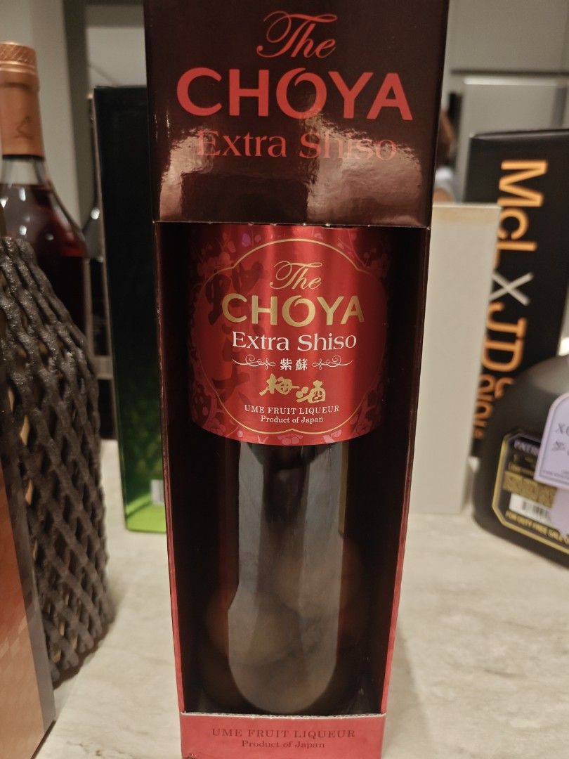 The Choya Extra Shiso Ume Fruit Liqueur, Food & Drinks, Alcoholic ...