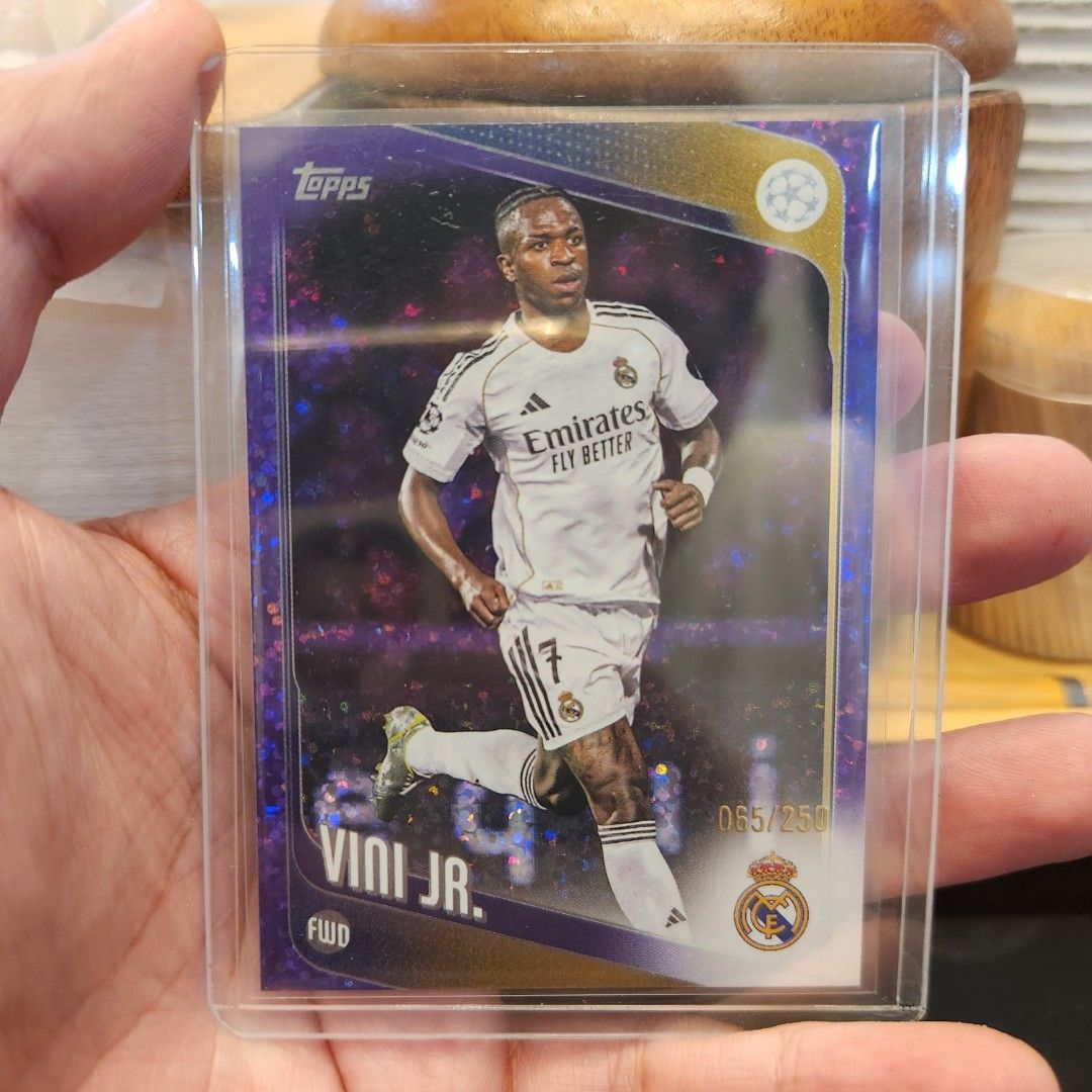 Topps UCC Flagship 25/26 Vinicius Jr. Parallel Numbered 65/250, Hobbies ...