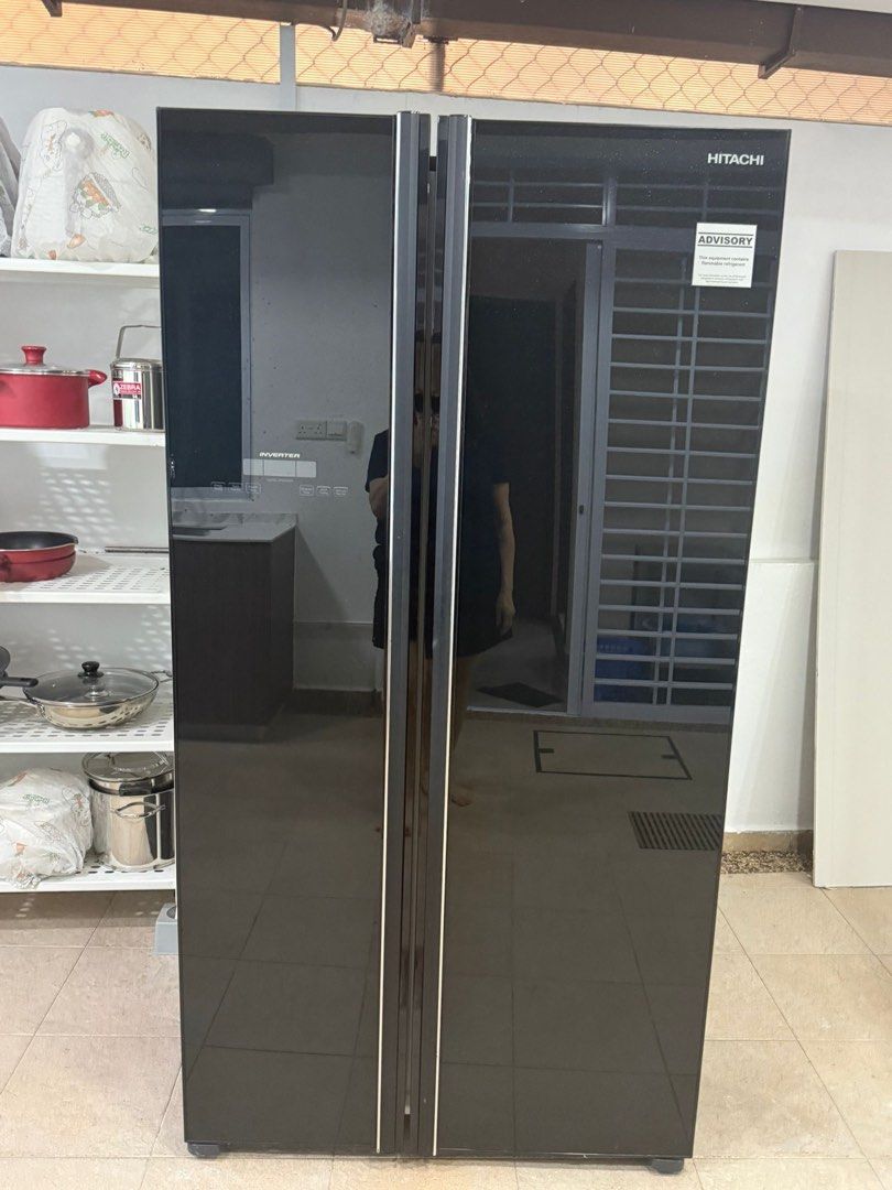 Hitachi 2 door fridge, TV & Home Appliances, Kitchen Appliances ...