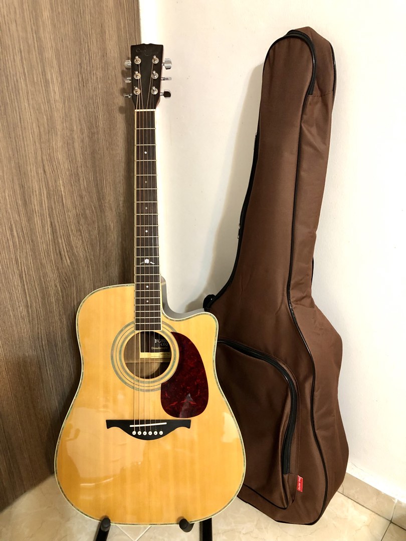 Custom Acoustic Electric Guitar, Hobbies & Toys, Musical Instruments on ...