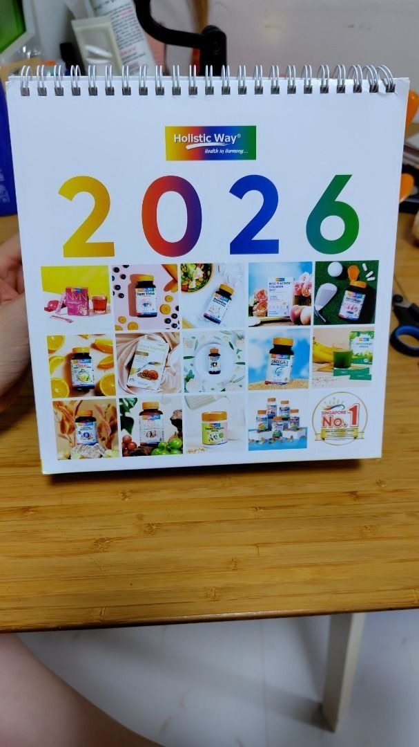 Holistic Way 2026/2027 Calendar Holistic Way 2026 table standing desk ...
