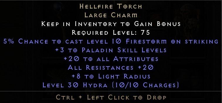 Perfect GG Hellfire Torch (3/20/20) - Diablo 2:Resurrected (D2R), Video ...