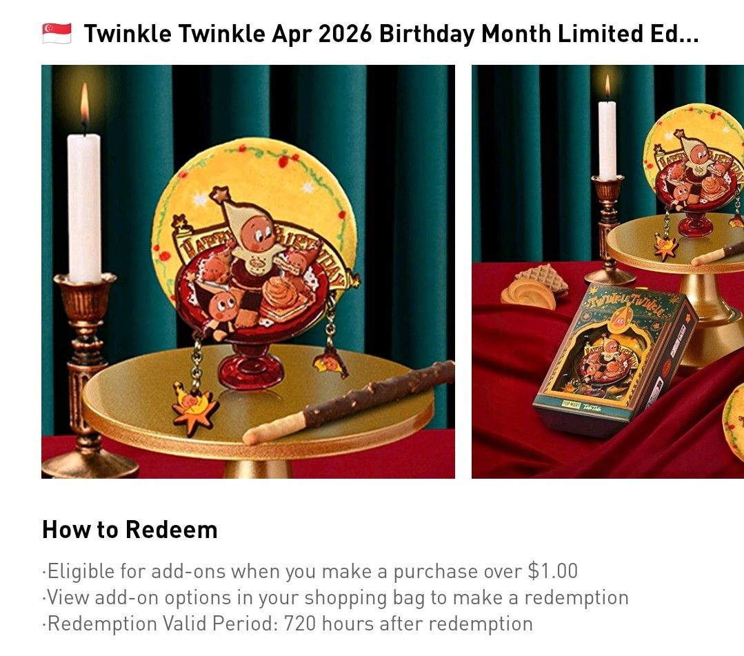 Twinkle Twinkle Apr 2026 Birthday Month Limited Edition, Hobbies & Toys ...