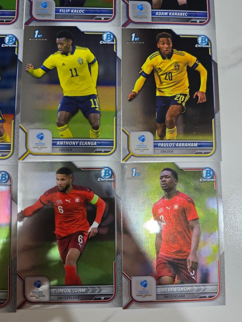 2022 Bowman Chrome UEFA Soccer Cards, Hobbies & Toys, Toys & Games on ...