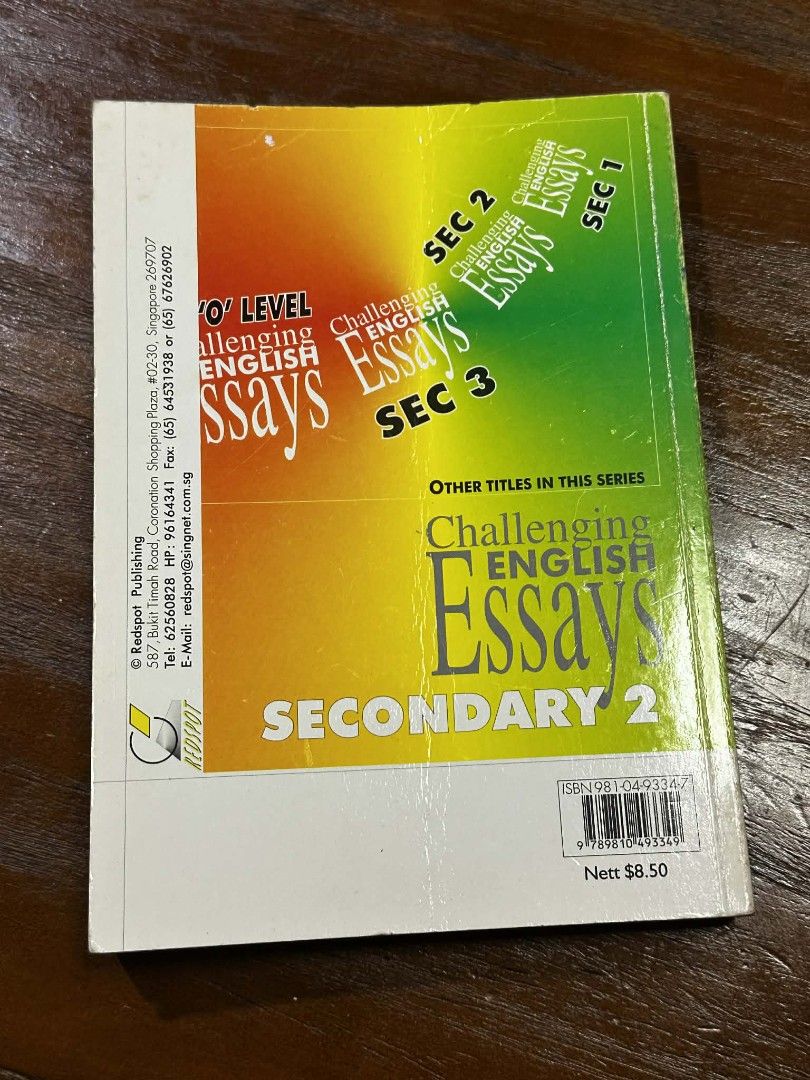 Challenging English Essays Secondary 2 Textbook, Hobbies & Toys, Books ...