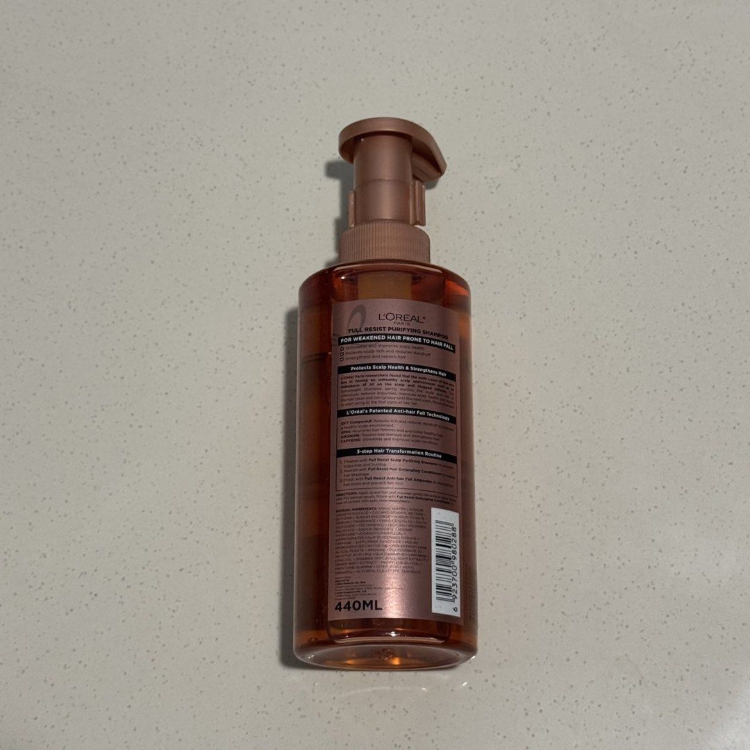 L'Oreal Paris Full Resist Purifying Shampoo, Beauty & Personal Care ...