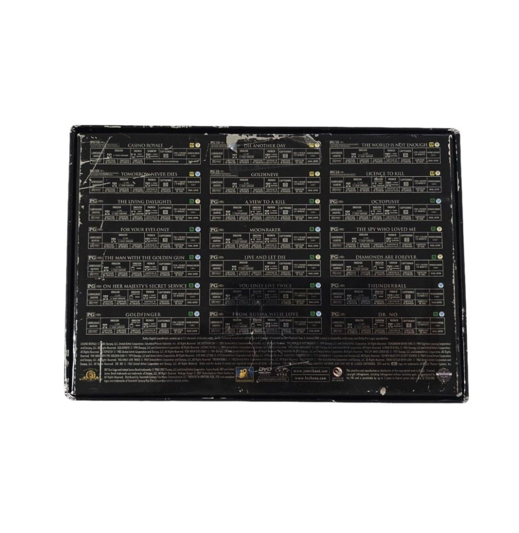 [Pre-Owned] 007 James Bond Ultimate Collection DVD Box Set, Hobbies ...