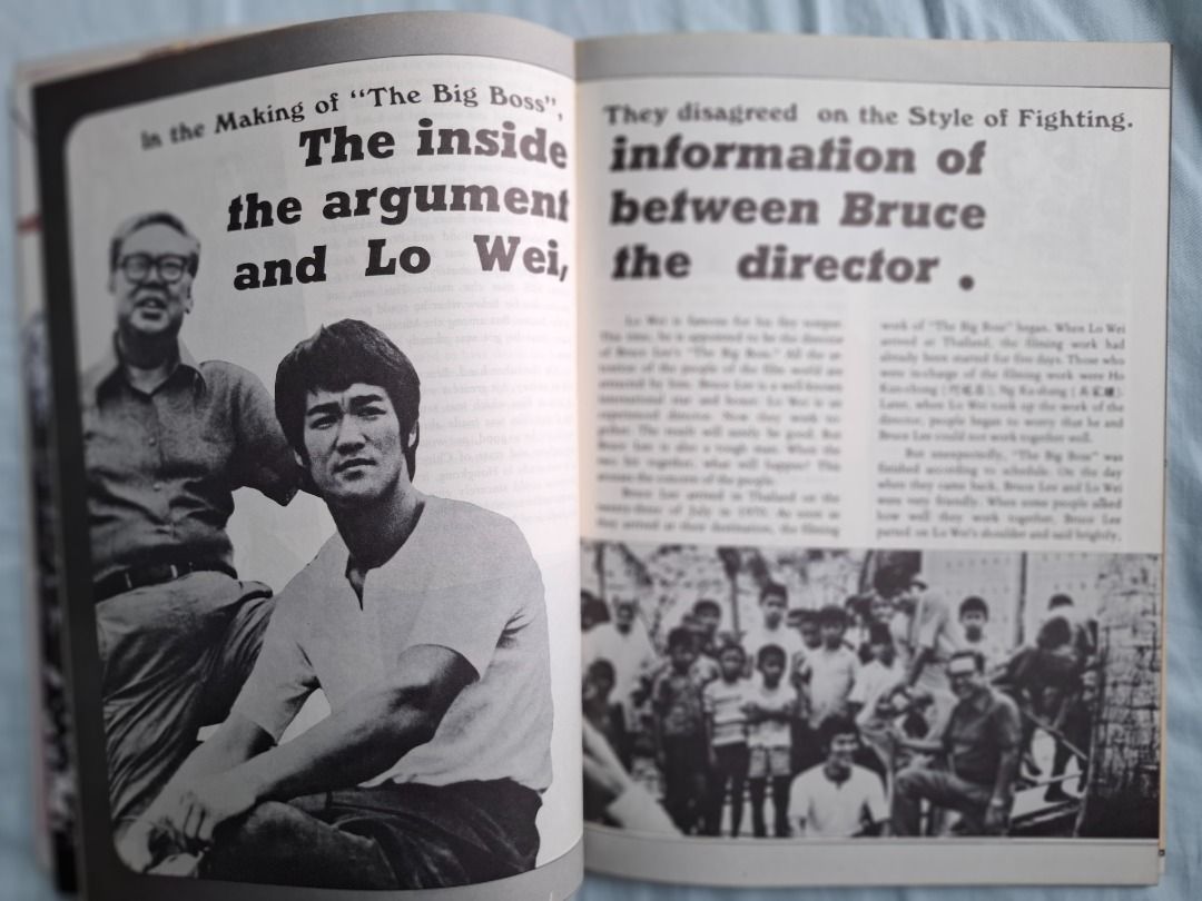 Vintage Bruce Lee Book - The Big Boss, 興趣及遊戲, 書本 & 文具, 雜誌 - Carousell