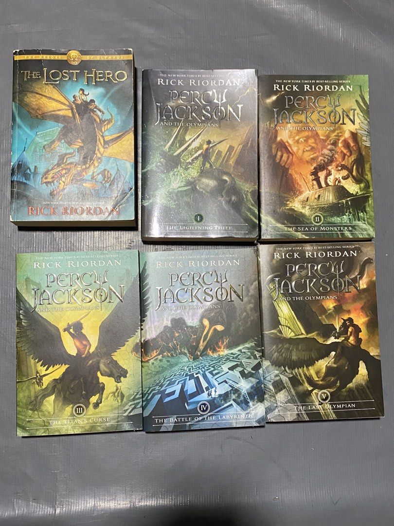 Percy Jackson and the Olympians Book Set, Hobbies & Toys, Books ...