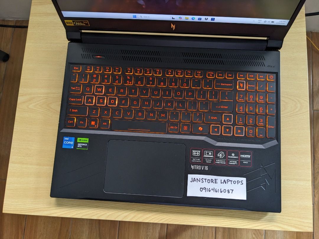 Acer Nitro V16 Core i5 14450HX 16GB Nvidia RTX4050 6GB, Computers ...