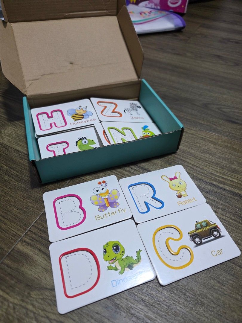 English Letter Learning Card Set, Hobbies & Toys, Toys & Games on Carousell