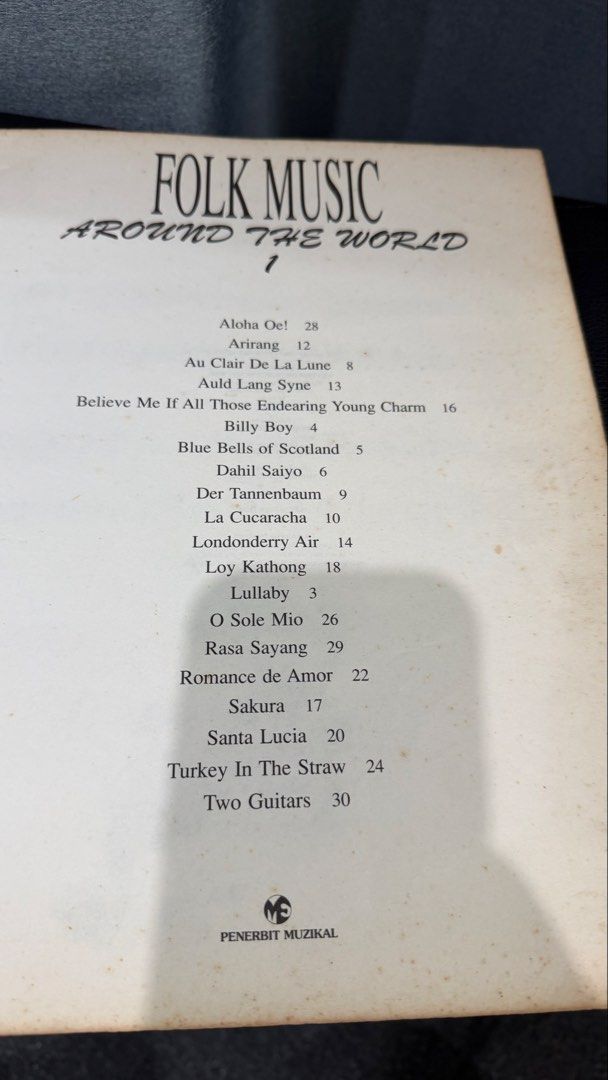 Folk Music Around The World I, Hobbies & Toys, Books & Magazines ...