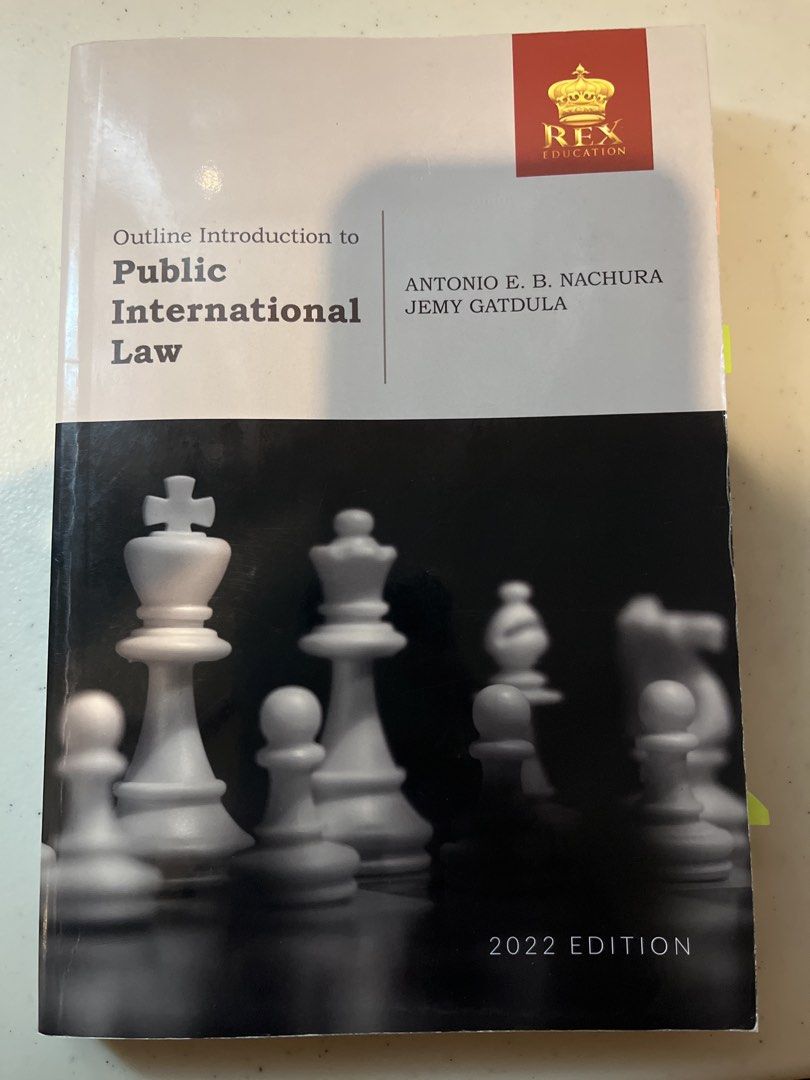Outline Introduction to Public International Law 2022 Edition, Hobbies ...