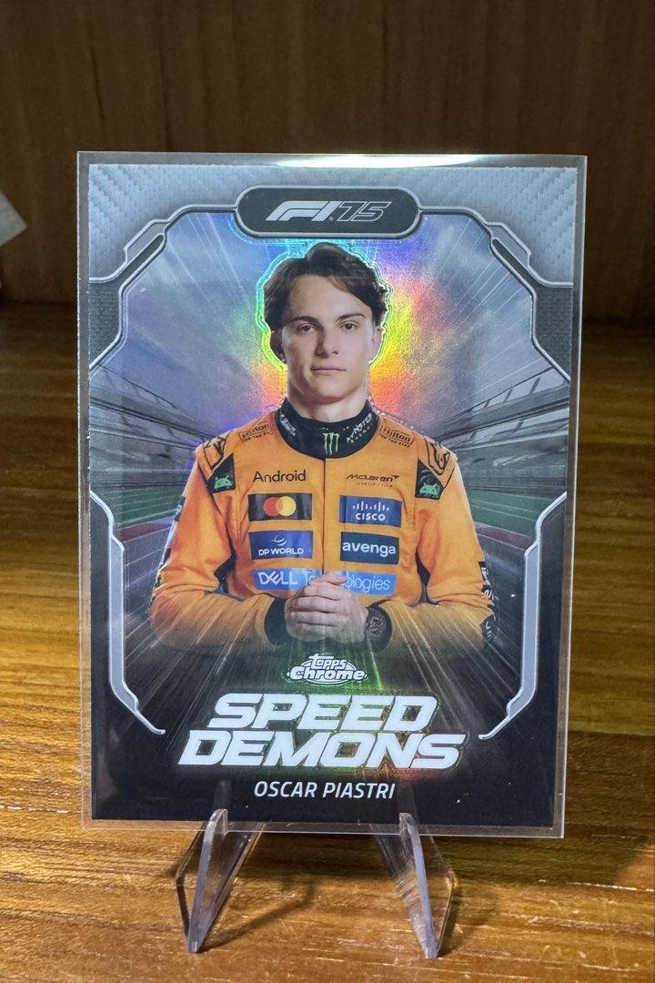 2025 Topps Chrome Formula 1 Speed Demons Oscar Piastri #SD-4 Refractor ...