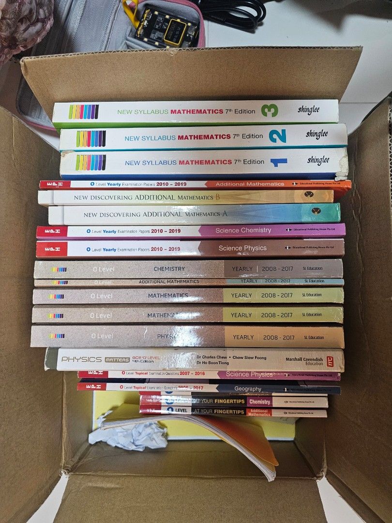 Secondary School Textbooks - Mathematics, Physics, Chemistry, Hobbies ...