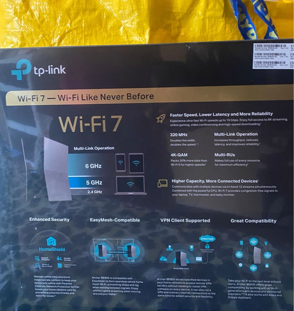 TP-Link Wi-Fi 7 Router, Computers & Tech, Parts & Accessories ...