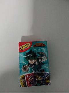 My Hero Academia UNO Card Game, Hobbies & Toys, Toys & Games on Carousell