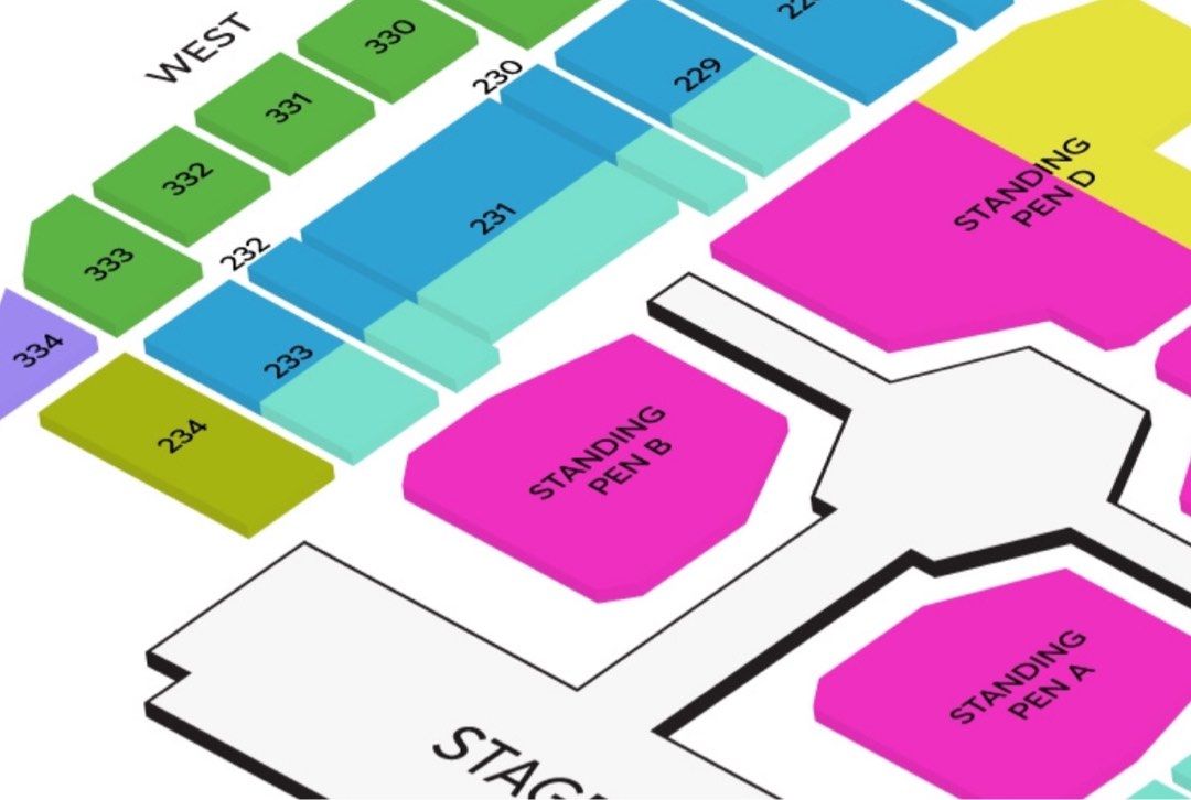 VIP Seated Pair EXO Sect 233 Singapore Concert Ticket, Tickets ...