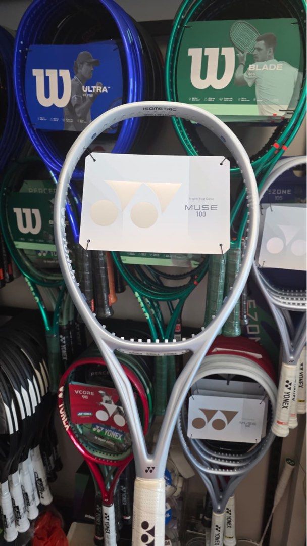 Yonex muse 100 tennis racket, Sports Equipment, Sports & Games, Racket ...