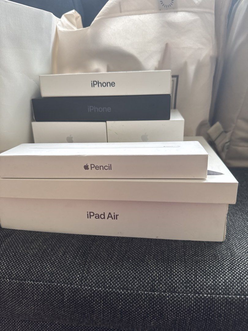 Apple iPhone, iPad Air, and Pencil Boxes, Mobile Phones & Gadgets ...