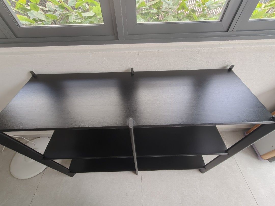 IKEA Jattesta Side board / black shelving, Furniture & Home Living ...