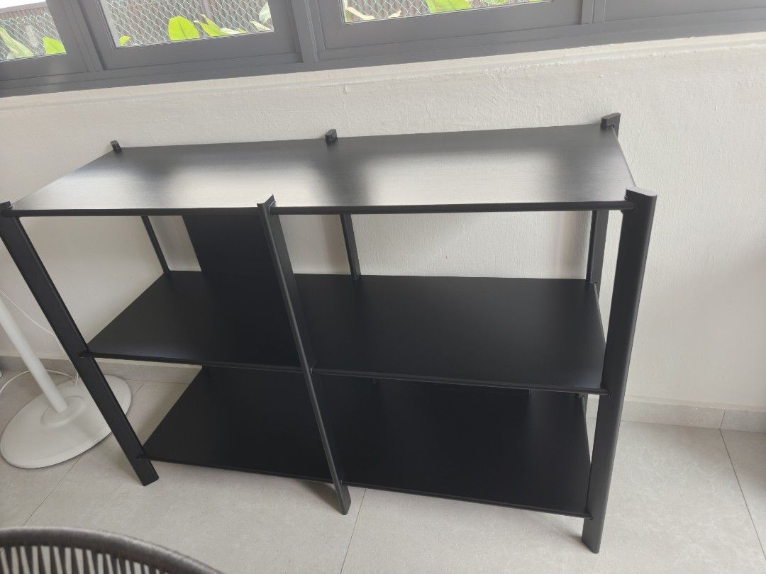 IKEA Jattesta Side board / black shelving, Furniture & Home Living ...