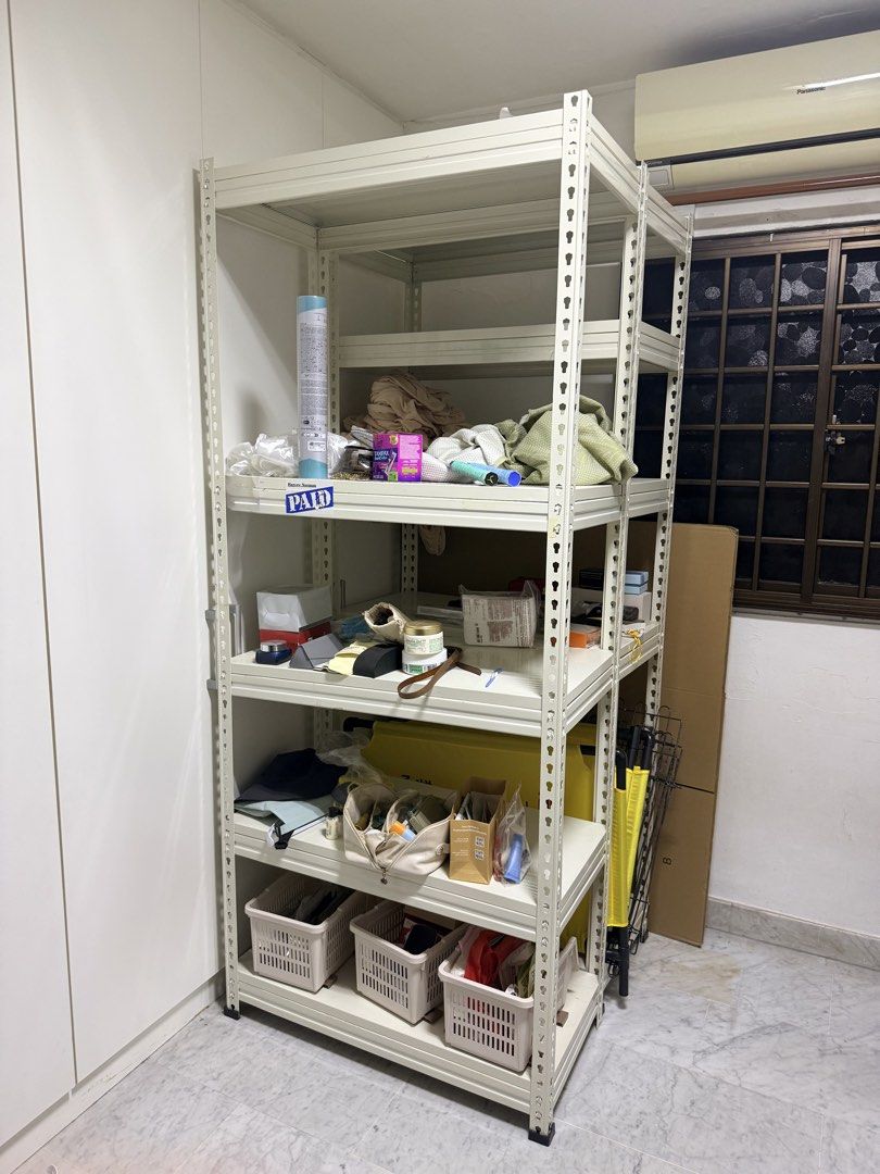 Metal Shelving Unit - 5 Tier, Furniture & Home Living, Furniture ...