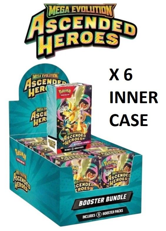 Pokemon ME2.5 Mega Evolution Ascended Heroes Booster Bundle, Hobbies ...