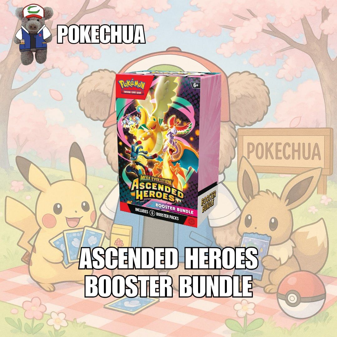 (INSTOCK SHRINKED) Pokemon TCG ME2.5: Ascended Heroes Booster Bundle ...